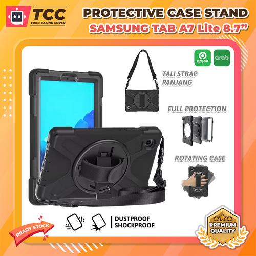 Jual Samsung Tab A7 Lite 8.7 2021 T225 Hard Case Full Cover Armor Stand ...