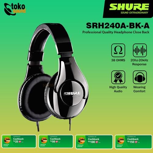 Jual Shure SRH240A SRH 240A Professional Quality Headphones - Jakarta ...