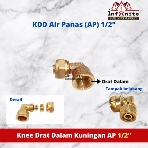 Jual Knee Drat Dalam Kuningan 1/2" KDD Air Panas Elbow Keni Ripeng Rifeng - Kota Bandung ...