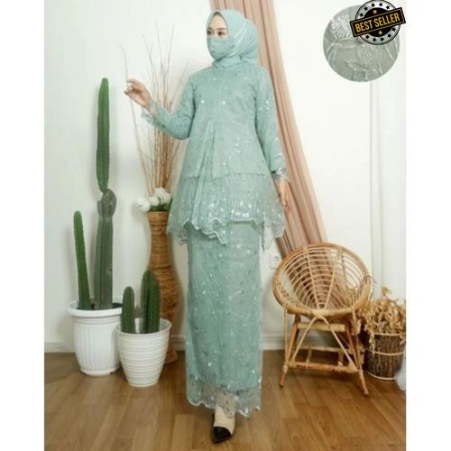 Jual Setelan Kebaya Brukat Modern Model Blouse dan Rok Full Tile Vol 1 ...