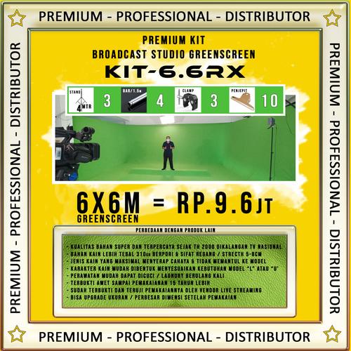Jual Paket Greenscreen Kain Premium | Full-Kit 6x6m - Jakarta Barat ...