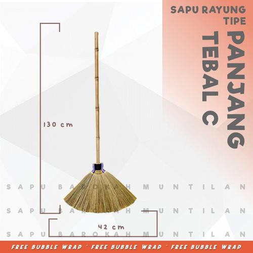 Jual Sapu Lantai Ijuk Rayung Kuat, Tipe Gagang Panjang - TEBAL-C - Kab. Magelang - Sapu Barokah ...