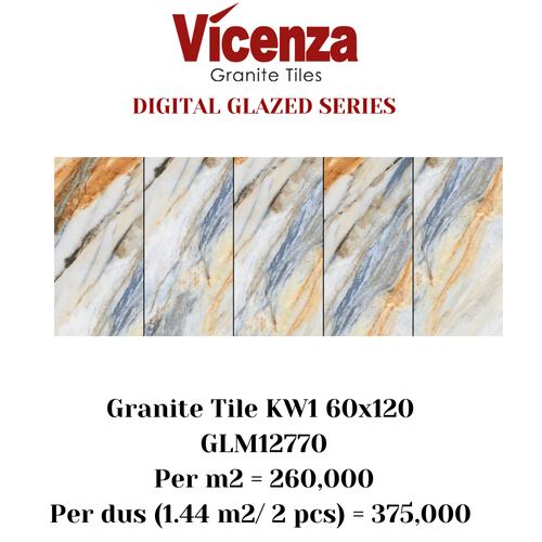 Jual Granite Tile Vicenza 60x120 Lantai Dinding Glossy Kuning Krem Abu ...