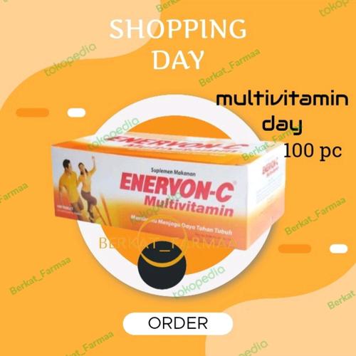 Jual multivitamin enervonce c box isi 100 tablet multivitamin - box 100 ...