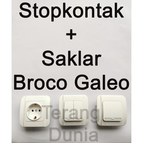 Jual Stopkontak Broco Galleo Saklar Broco Galleo Colokan Broco Saklar ...