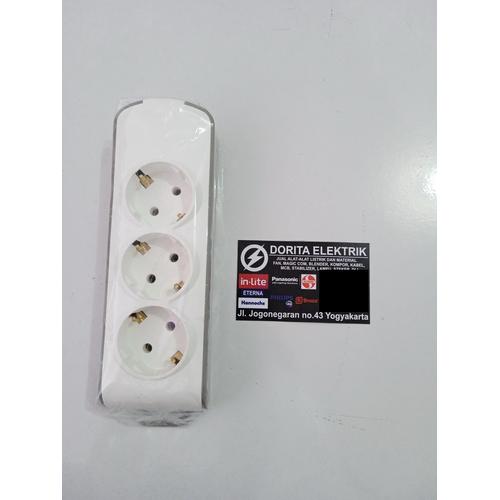 Jual Broco 15336 Stop Kontak 3 Lubang Miring (NCP) - Kota Yogyakarta ...