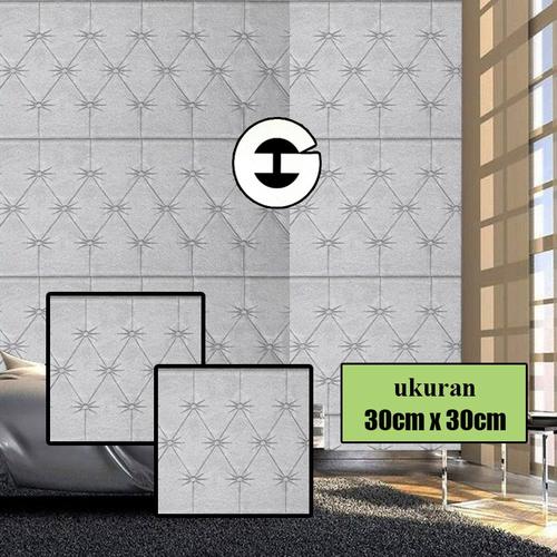 Jual WA Wallpaper Stiker Foam 3D Headboard Dinding Busa Wall Foam ...
