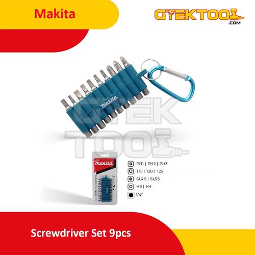 Jual Makita Mata Obeng Set Magnet 10 pcs Screwdriver Bit D-67620 - Kota ...