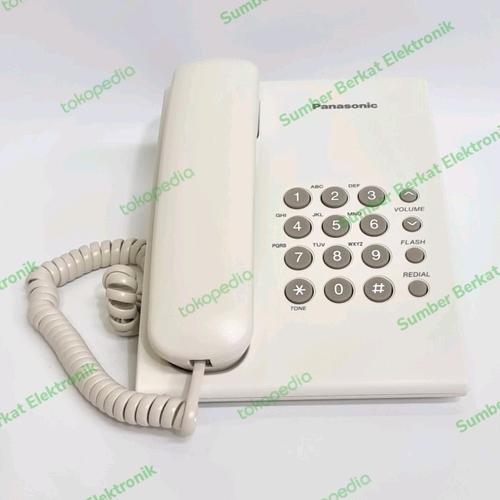 Jual Telepon Kabel Single Line Panasonic KX-TS500 - Hitam Telepon ...