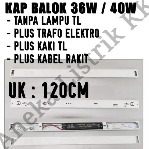 Jual KAP BALOK 36W 40W RUMAH BOX LAMPU NEON TL 36 40 W WATT + KAKI ...
