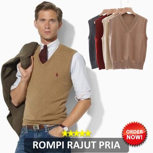 Promo Rompi Sweater Pria ROM 316 - ROM 297 - Jakarta Barat - Gudang ...