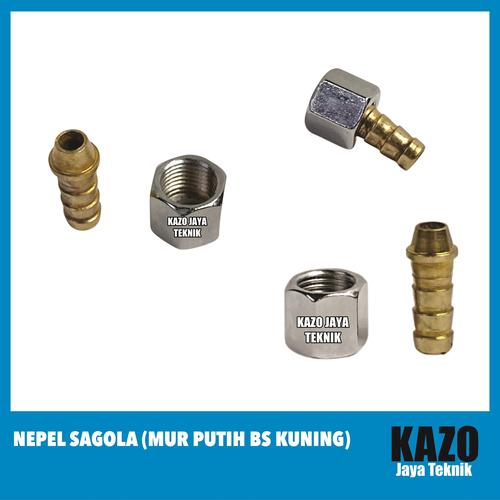 Jual Nepel Sagola ( Mur Putih Besi Kuning ) / Nepel Spray Gun - Kota ...