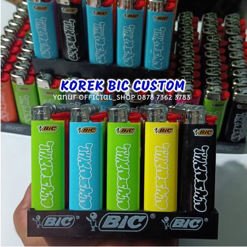 Jual korek bic custom/korek print logo/souvenir korek/mancis cetak logo ...
