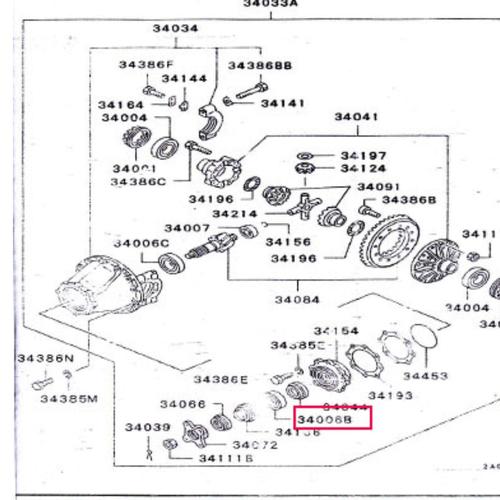 Jual Bearing Gardan Canter MH043006 / 30309D KOYO JPN - Jakarta Barat ...