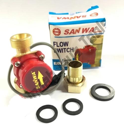 Jual sanwa flow switch 1/2" otomatis pompa air dorong booster pump ...