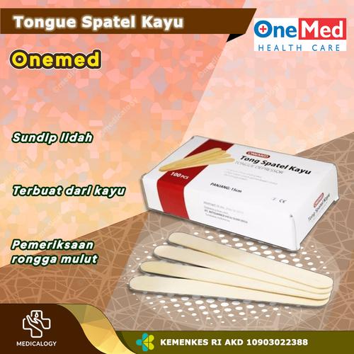 Jual Tongue Spatel Kayu (Sundip Lidah) Onemed isi 100 pcs - Kab. Bantul ...