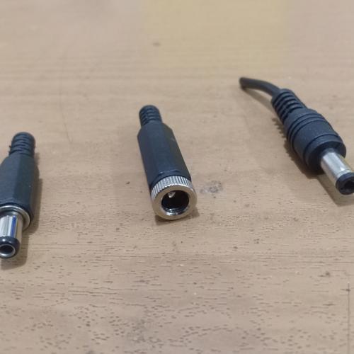 Jual konektor dc male female socket panel mount daya listrik lampu LED ...