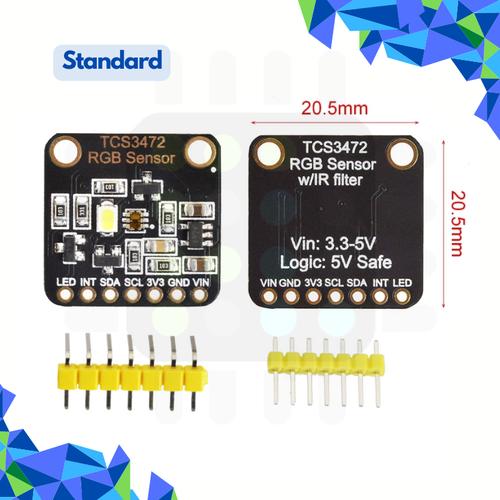 Jual TCS34725 Sensor Warna RGB + Filter IR TCS 34725 Color Sensor ...