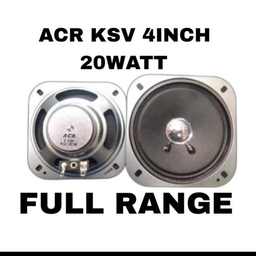 Jual SPEAKER ACR 4 INCH 4" KSV FULL RANGE NEW ACR 20 WATT ORIGINAL ...