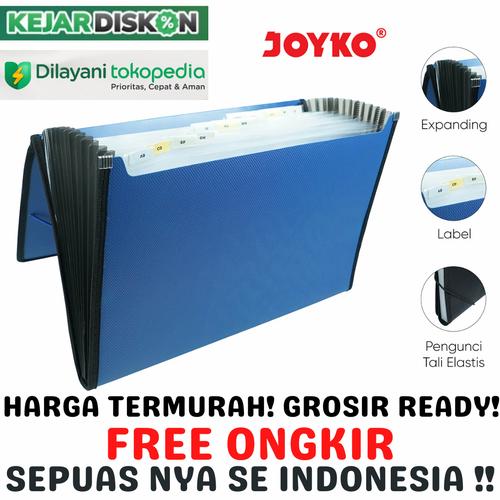 Promo Joyko Expanding File Folio F4 13 Pockets / Map Harmonika EF-2538 ...
