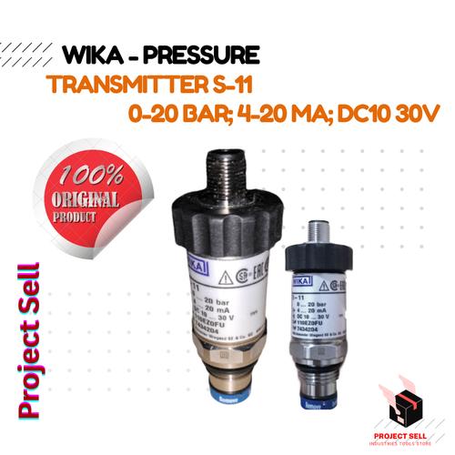 Jual WIKA - Pressure Transmitter S-11; 0-20 bar; 4-20 mA; DC10 30V ...
