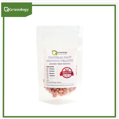 Jual Kacang Tanah Mentah Kulit Ari / Raw Peanut (100 gram) by Granology ...