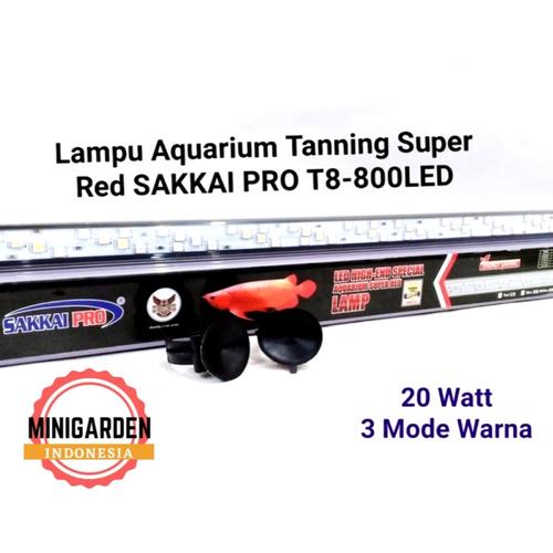 Jual SAKKAI PRO T8-800 DUS ABU LAMPU TANNING CELUP IKAN ARWANA LAMPU ...