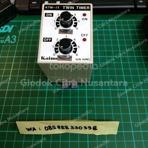 Jual Koino IC. Twin Timer KTM-1T 6M INPUT VOLT: AC220V 2.5A DC24V 3A - Jakarta Barat - Glodok ...