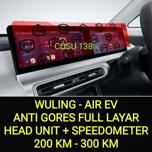Jual Anti Gores Wuling Air EV Head Unit Speedometer Original Nano Glass ...