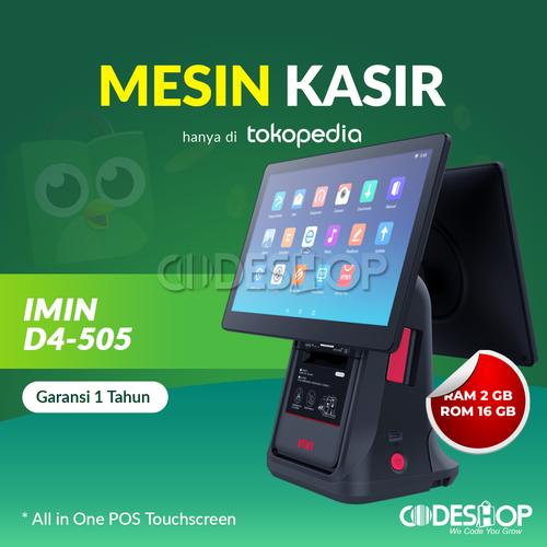 Promo Mesin Kasir POS iMiN D4-505 Android Dual Display 2 GB / 16 GB ...