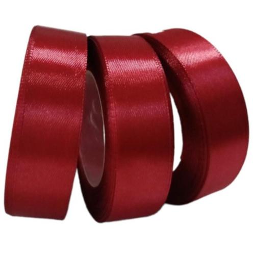 Jual Pita satin Merah Maron Ukuran 3/4 inch / 2cm Per Roll - Maron 2cm ...
