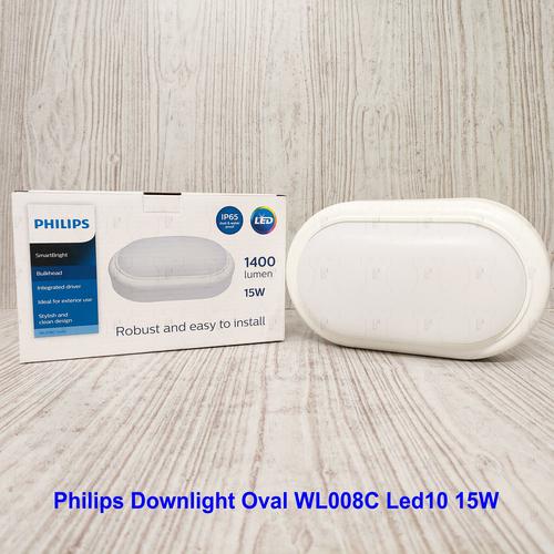 Promo Lampu Philips SmartBright Bulkhead WL008C LED10 15W Oval ...