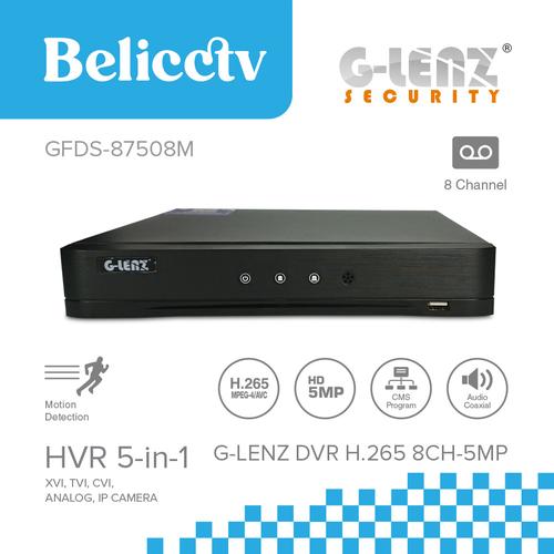 Promo CCTV DVR GLENZ 8CH 5MP, COAXIAL AUDIO SUPPORT, GFDS-87508M - GFDS 87508- 8CH - Jakarta ...