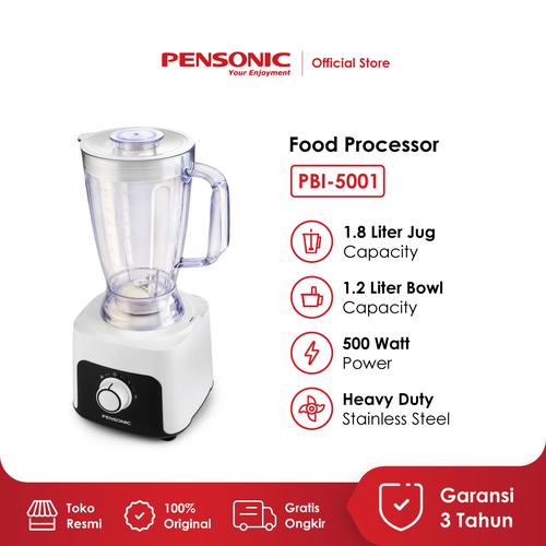 Jual PENSONIC Food Processor / 2 in 1 Food Processor and Blender / PBI ...