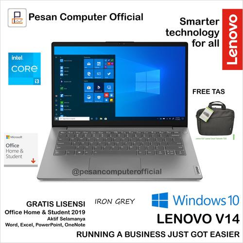 Jual Lenovo V14 HDID INTEL CORE I3 1115G4 4GB 256GB SSD 14 HD TN Win10 ...