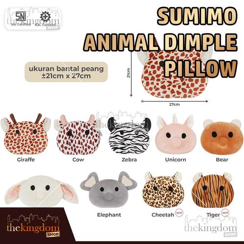 Jual Sumimo Animal Dimple Pillow Baby Bantal Peang Peyang Pluffy Bayi ...