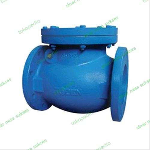 Jual Tozen swing check valve Jis10k 6" inch Tozen cast iron flange ...