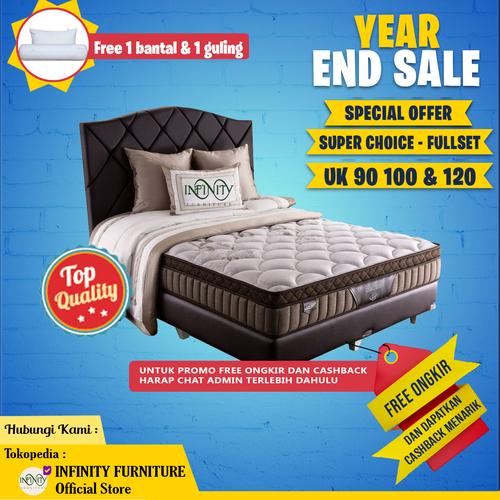 Promo Comforta Spring Bed Super Choice Full Set - 90 x 200 Cicil 0% 3x ...