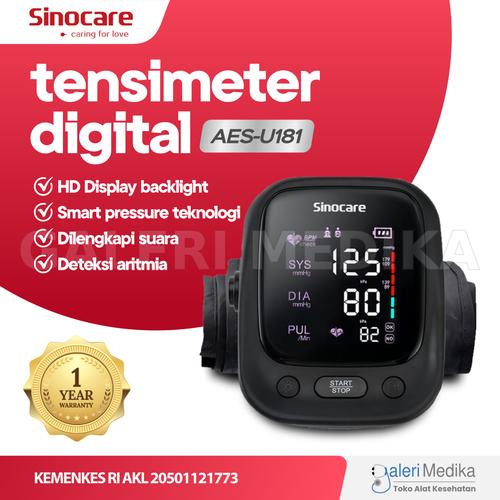 Jual Sinocare AES-U181 Tensimeter Digital dengan Suara / Cek Tekanan ...
