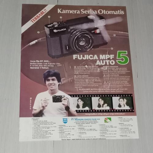 Jual Iklan Cetak Jadul Kamera Fujica MPF 5 auto - Kota Bandung - Kawan DuniaMayaShop | Tokopedia