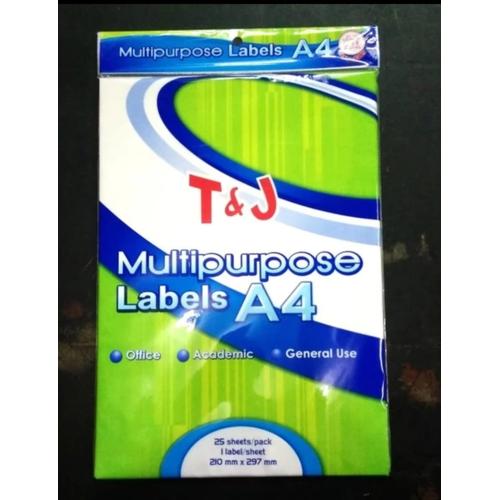 Jual Label Stiker A4 Tom & Jerry/Label Sticker A4 T&J/Multipurpose ...