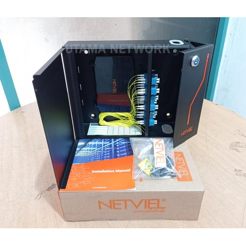 Jual Netviel OTB Wallmount LC 24 port (NVL-OTB-WM-24/24-SM-LC-S ...