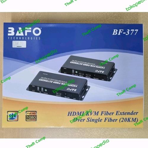 Jual BAFO BF 377 HDMI KVM Extender Over Single FO (20km) BF377 Fiber Optic - Jakarta Pusat ...