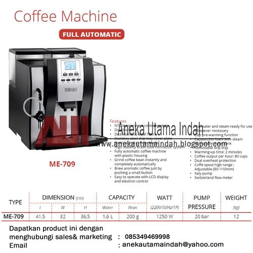 Jual Me-709 Coffee Machine/Mesin Pembuat Kopi Hitam Dari Biji - MEROL ...