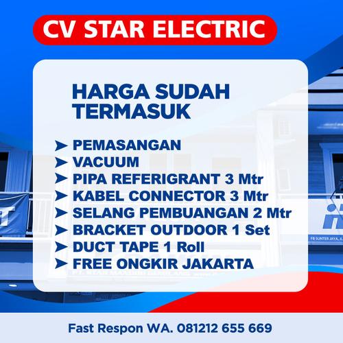 Jual AC PANASONIC 2 PK BIRU DELUXE CS-PN18WKJ + PASANG / INSTALASI ...