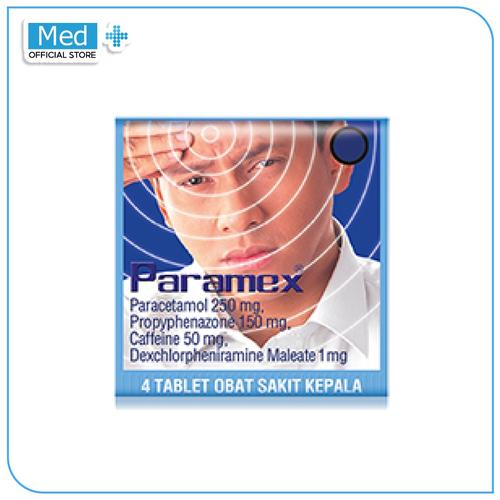 Jual Paramex Tablet 1 Strip Sakit Kepala/Paracetamol/Anti Nyeri/Sakit ...