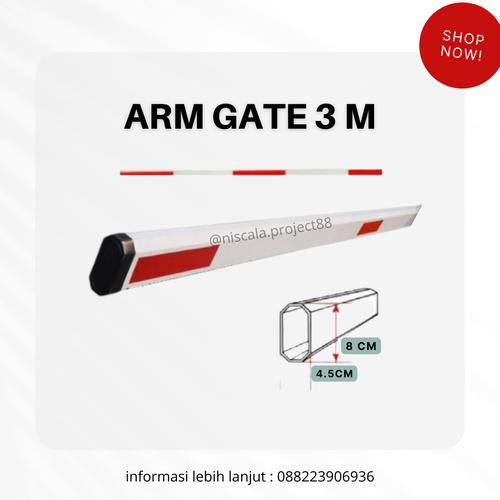 Jual Arm Gate Palang Parkir 3m Palang Otomatis Barrier Gate - Kota