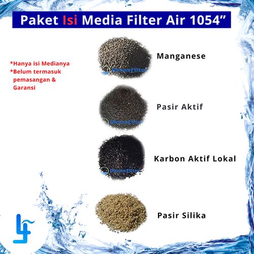 Jual Paket Isi Media Filter Air Untuk Tabung Filter 1054 inch - Kab ...