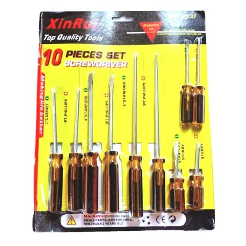 Jual OBENG SET 10 PCS SCREDRIVER PLUS MINUS - Obeng 6 Pcs - Jakarta ...