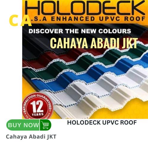 Jual ATAP UPVC MERAH HOLODECK PER METER - Jakarta Pusat - CAHAYA ABADI ...